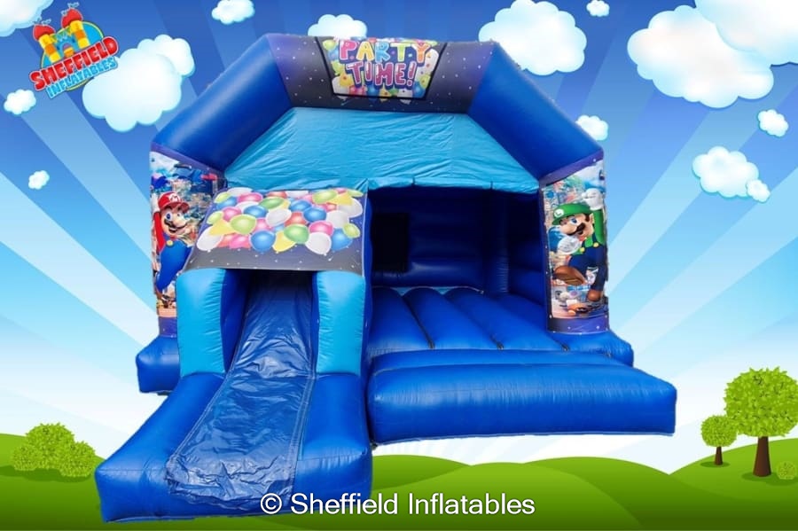 Mario Bouncy Castle Combo - Large - Bouncy Castle Hire, Soft Play Hire ...